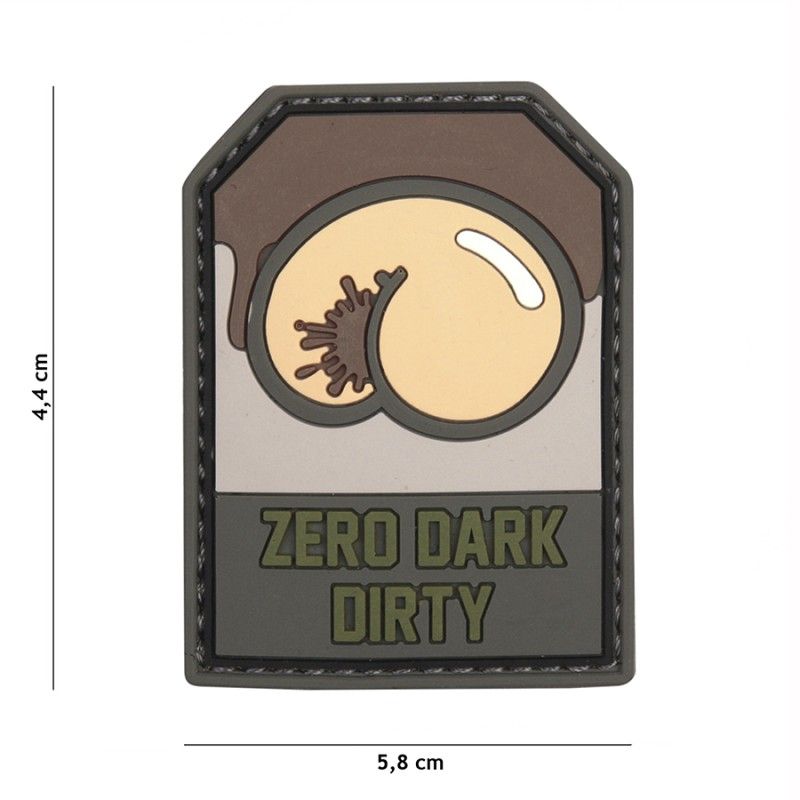 Embleem 3D PVC Zero Dark Dirty multi