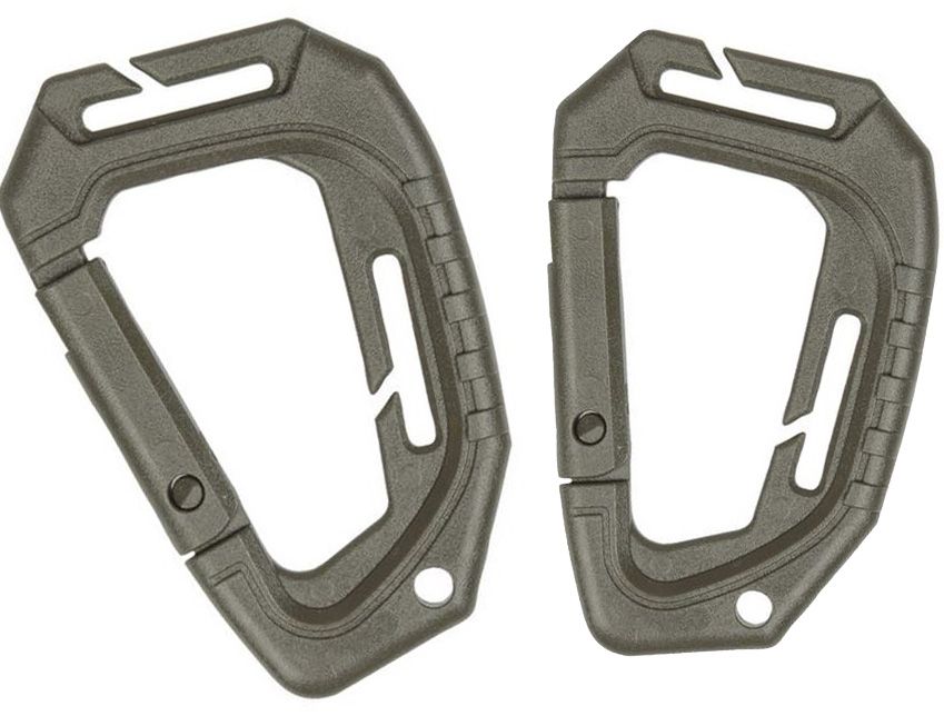 Karabijnhaak Molle 93 mm per 2 groen